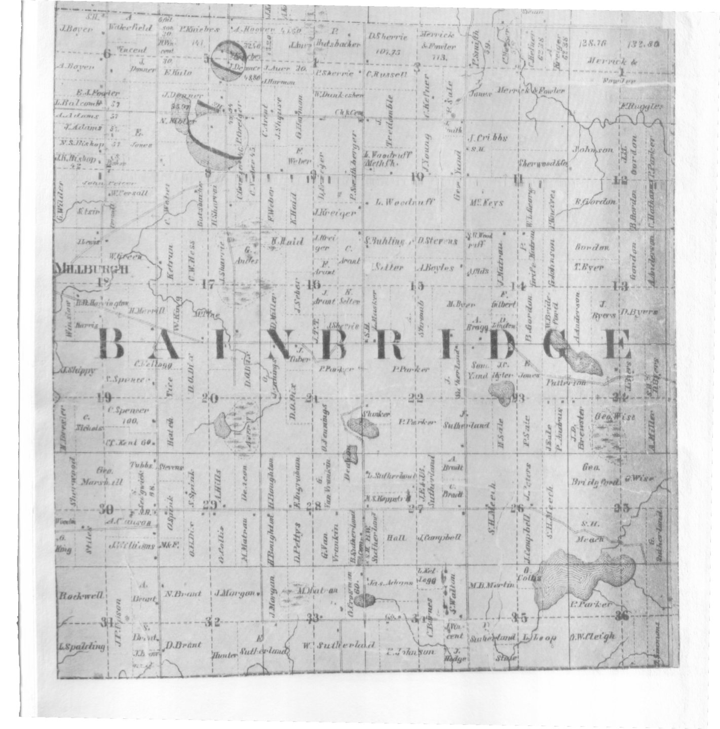 1860 Berrien County Michigan Maps