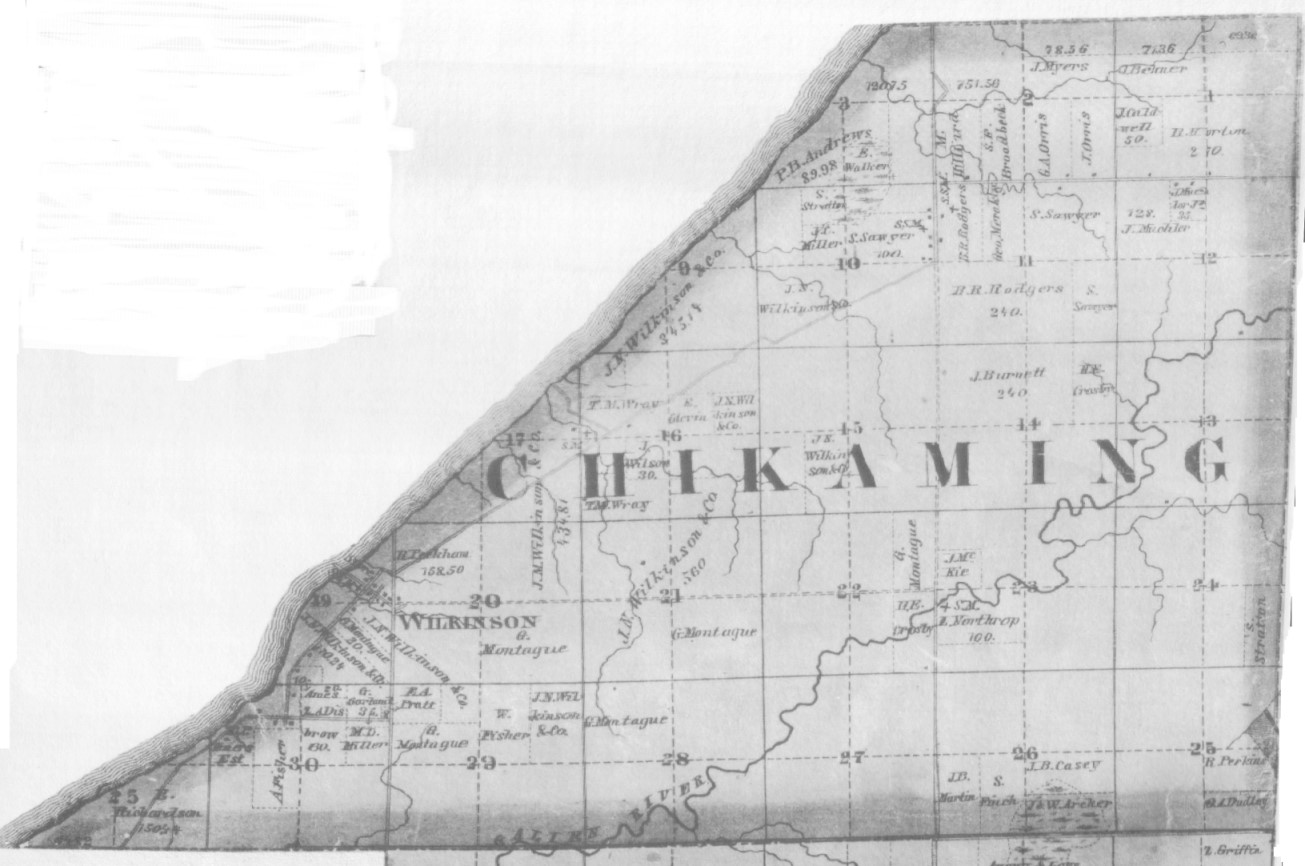 1860 Berrien County Michigan Maps