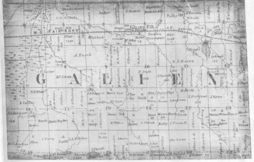 1860 Berrien County Michigan Maps