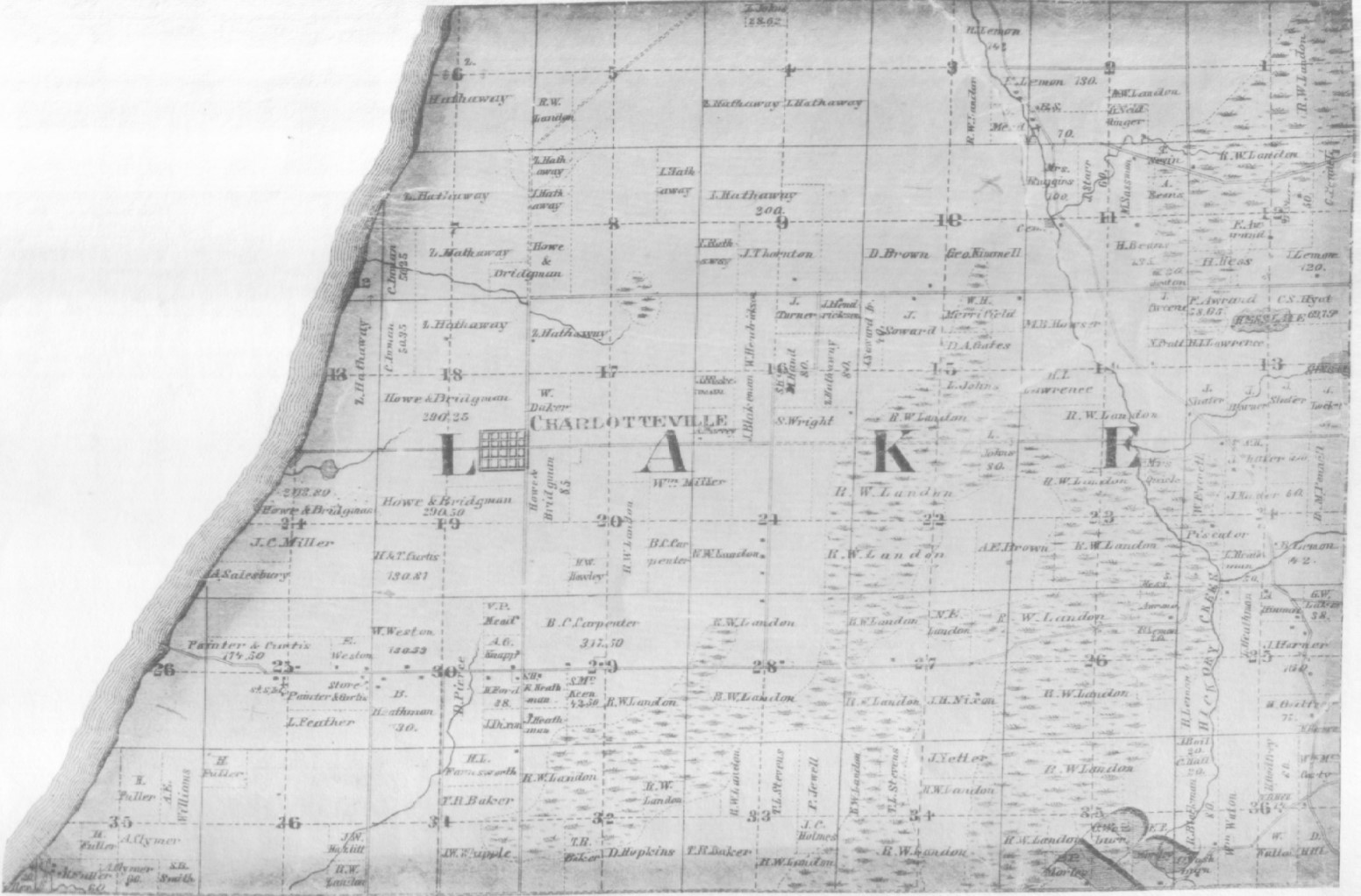 1860 Berrien County Michigan Maps