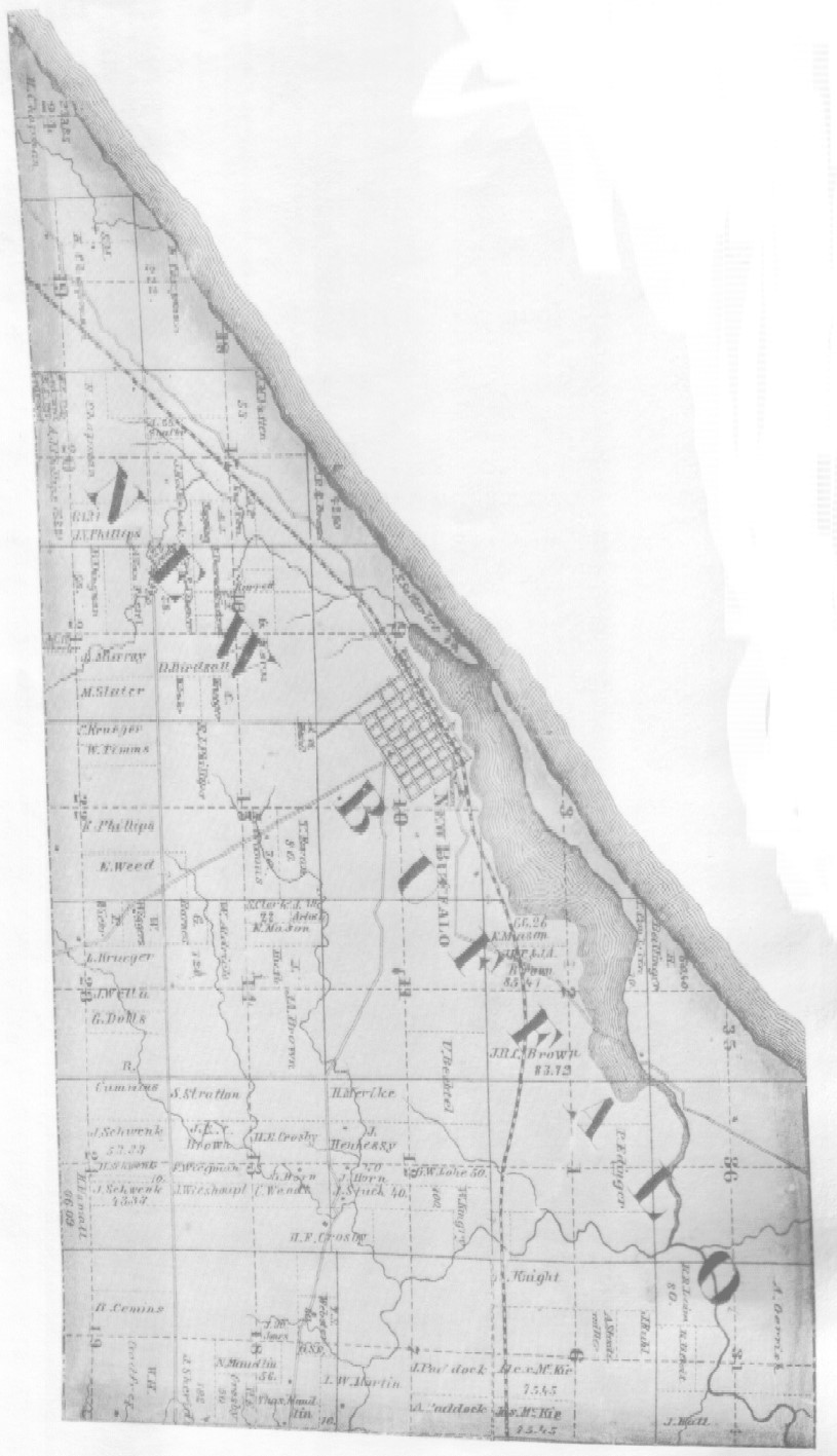 1860 Berrien County Michigan Maps