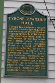 Old town Hall, Tyrone Township, Livingston County, Michigan